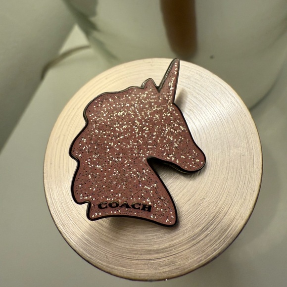 Coach | Accessories | Coach Sparkling Unicorn Brooch | Poshmark